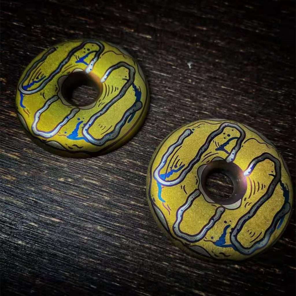 Haptic Coin Donuts Titanium Alloy - RotaClicks