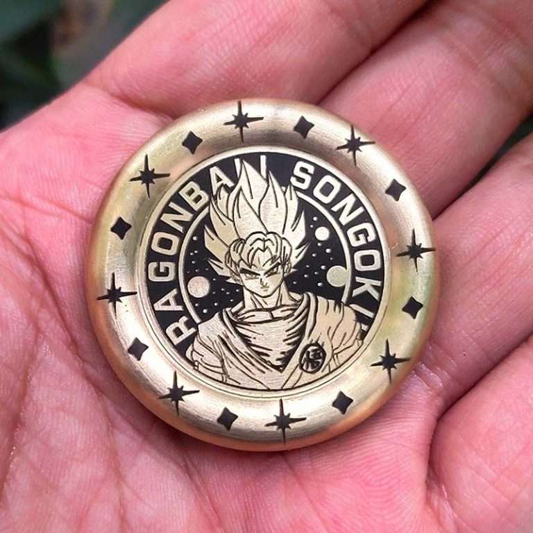 Son Goku Haptic Coin Brass Edition - RotaClicks