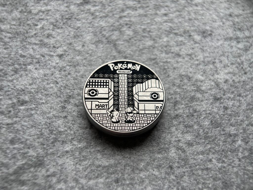 Brass Pokemon Haptic Coin - RotaClicks