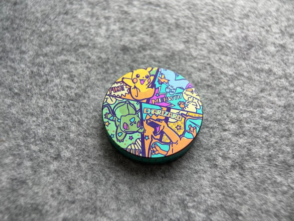 Pokemon Titanium Alloy Painting Version Fidget Haptic Coin - RotaClicks