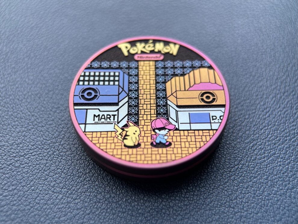 Pokemon Titanium Alloy Painting Version Fidget Haptic Coin - RotaClicks