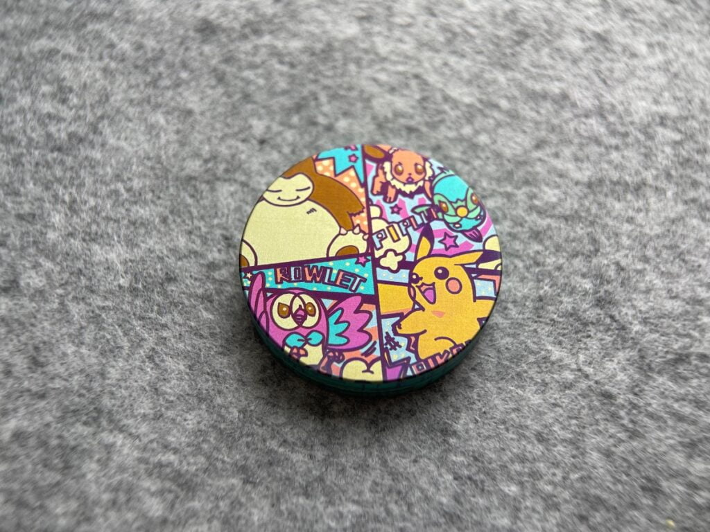 Pokemon Titanium Alloy Painting Version Fidget Haptic Coin - RotaClicks